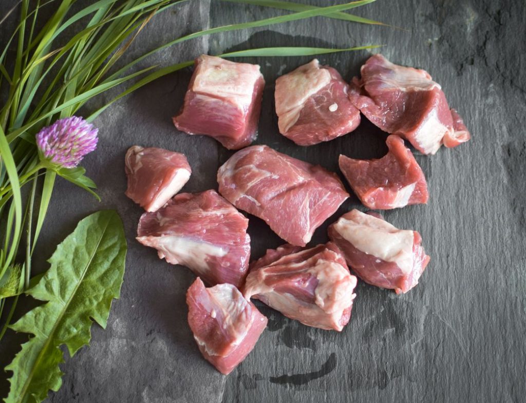 Diced lamb, organic, 100% grass fed, rare breed - Nat Way Farm